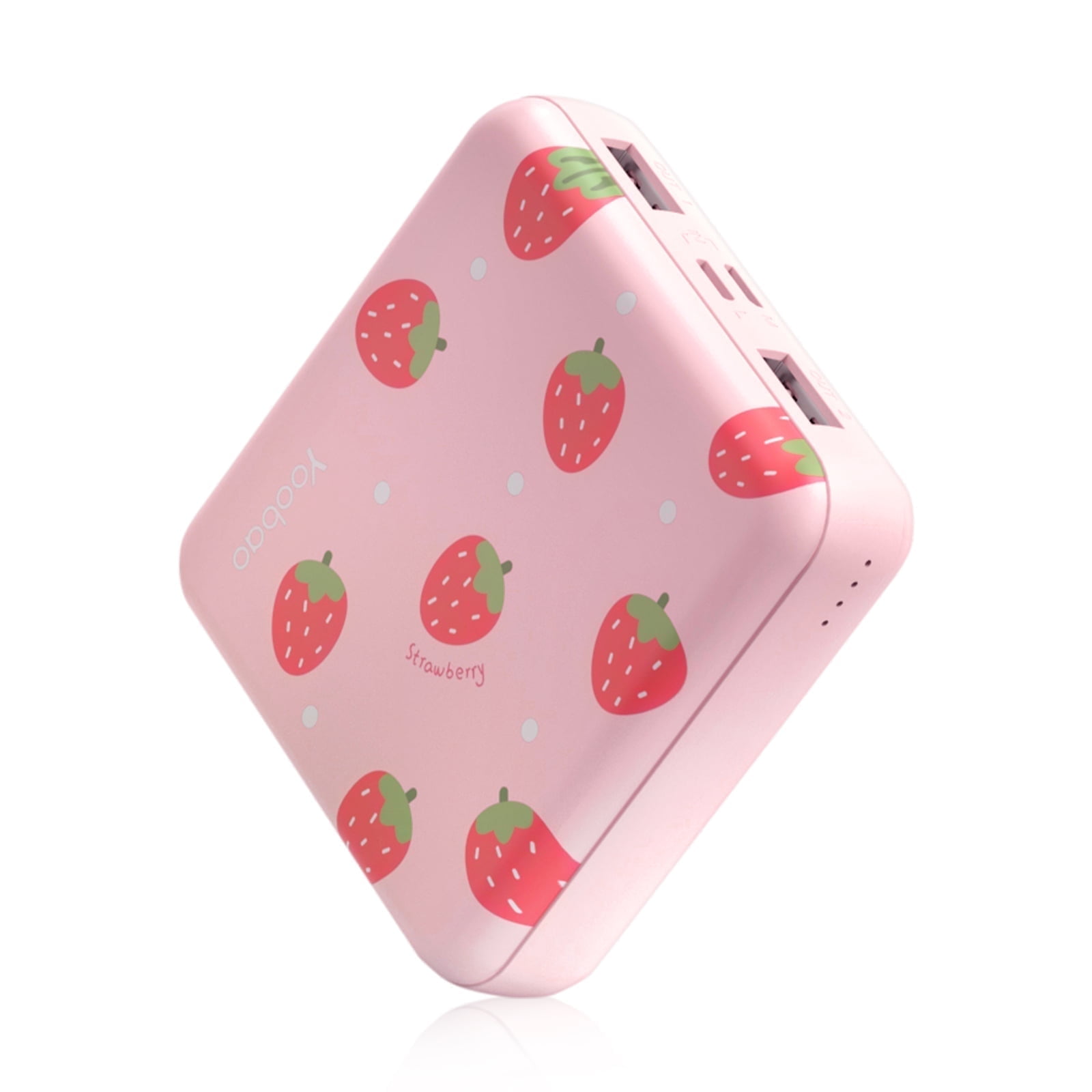 Yoobao Portable Charger 10000mAh Pink Power Bank for Girls Compact Fast ...