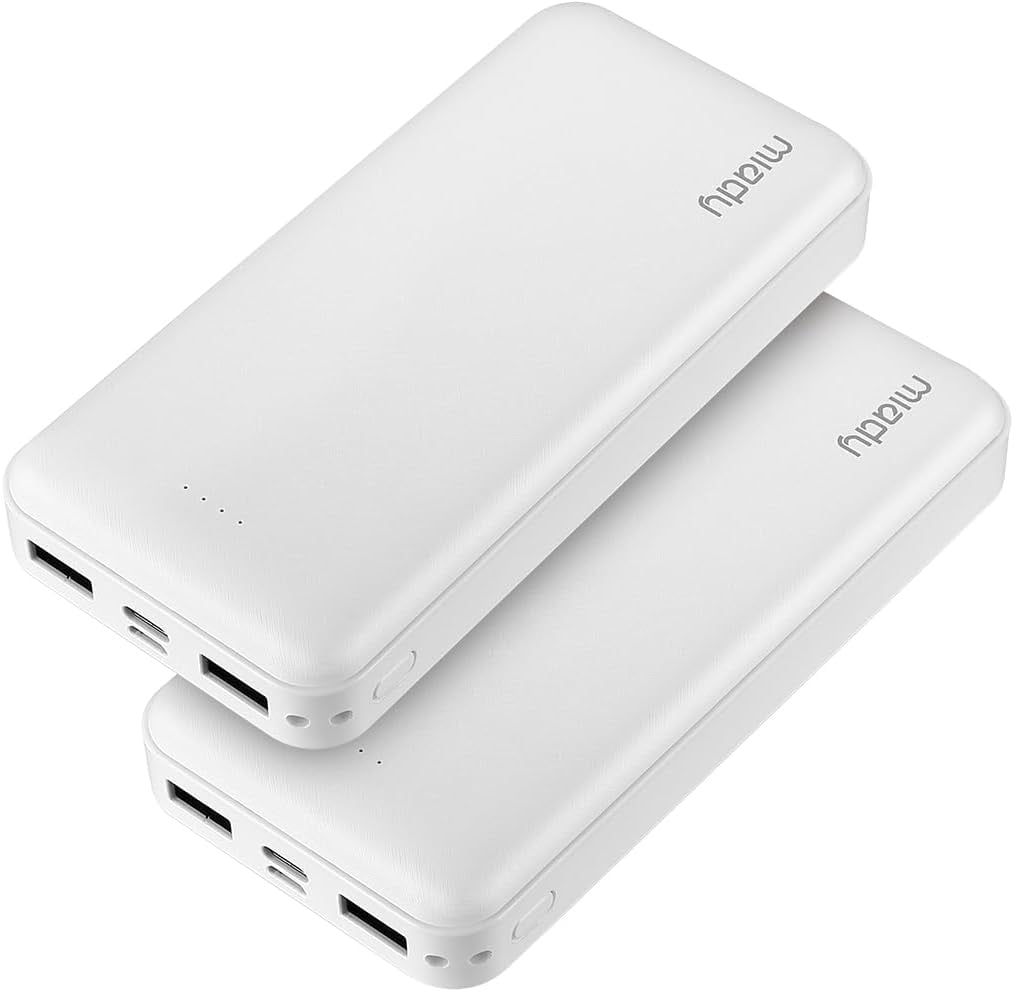 Portable Charger, 2-Pack 20000mAh Battery Pack PD 22.5W USB Output ...
