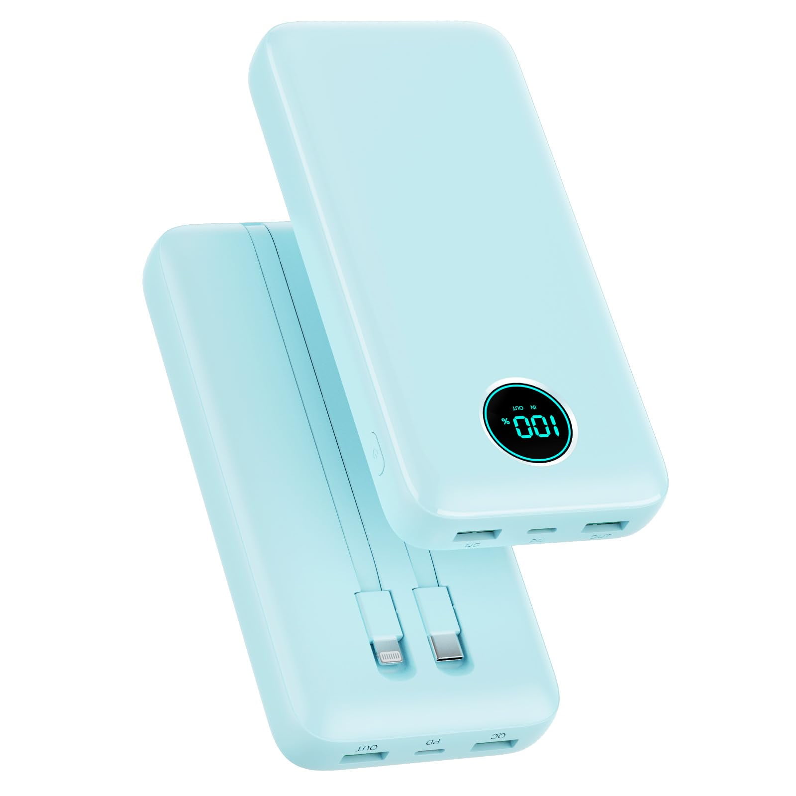 Portable Charger 40,800mAh Power Bank, 25W PD QC Fast Charging Portable ...