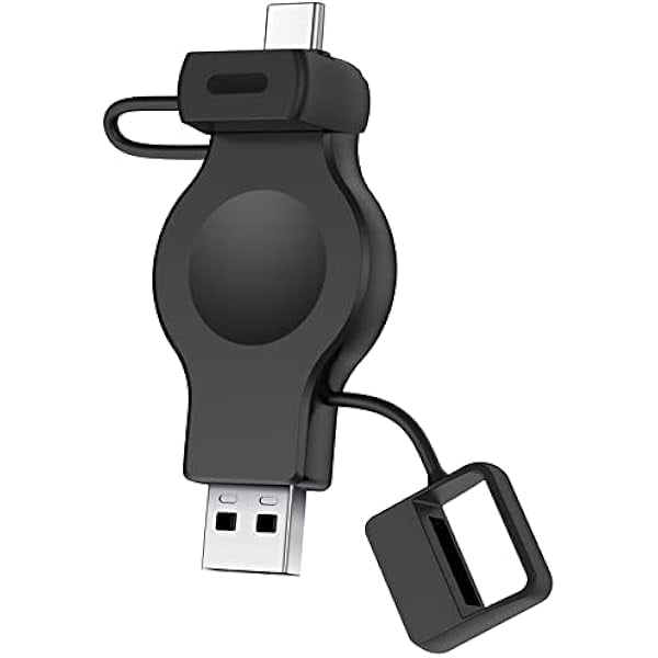 Portable Charger for Apple Watch Wireless Charger for iWatch with USB-A ...
