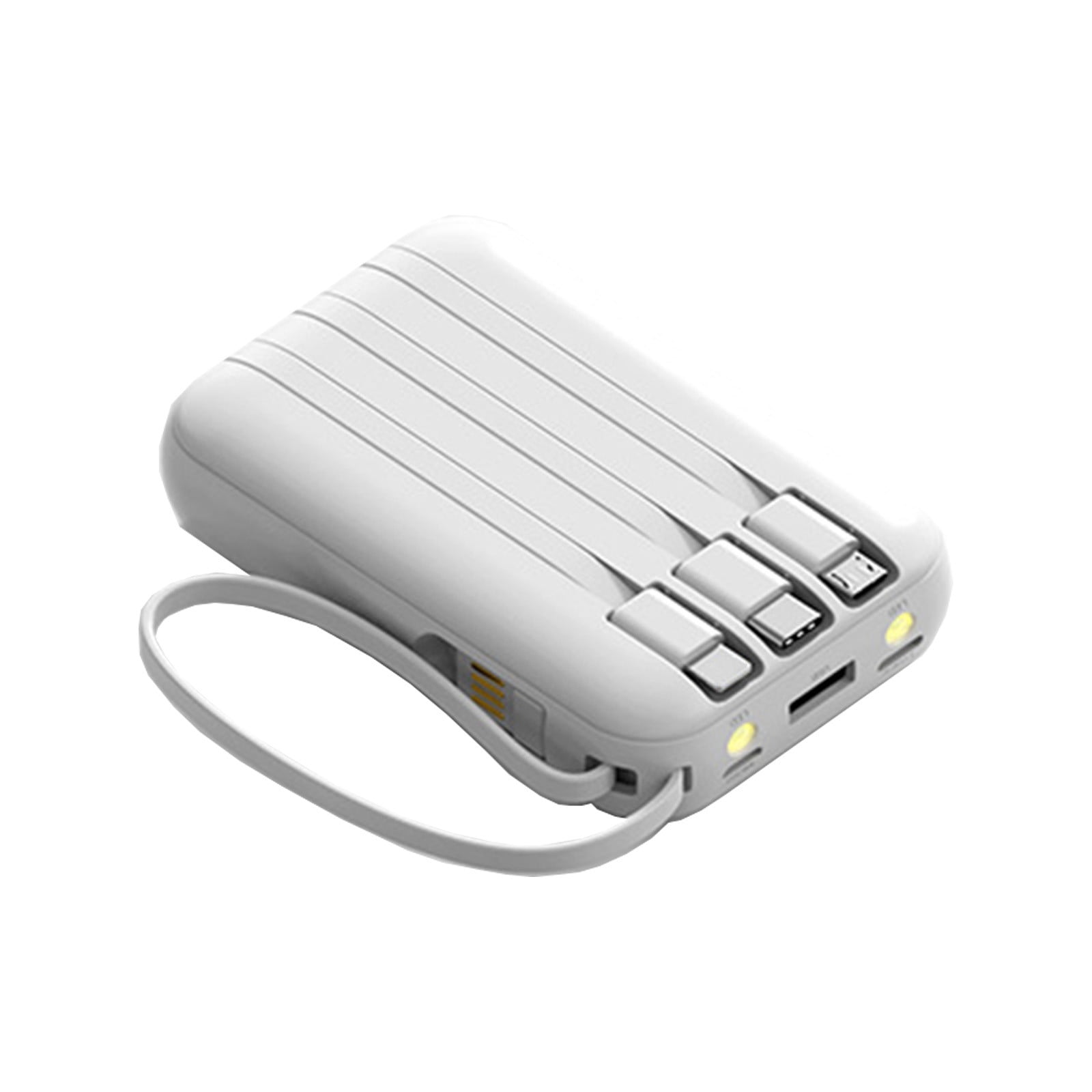 Portable Charger with Built in Cable,Power Bank, High-Capacity Slim ...