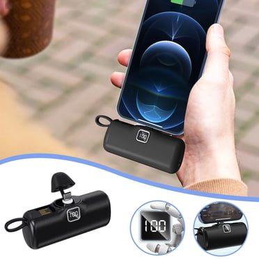 Portable Charger 5000mAh Power Bank Fast Charging and PD Input Small ...