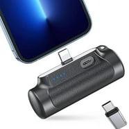 Sanag Small Portable Charger with AC Wall Plug & Built-in Cables ...