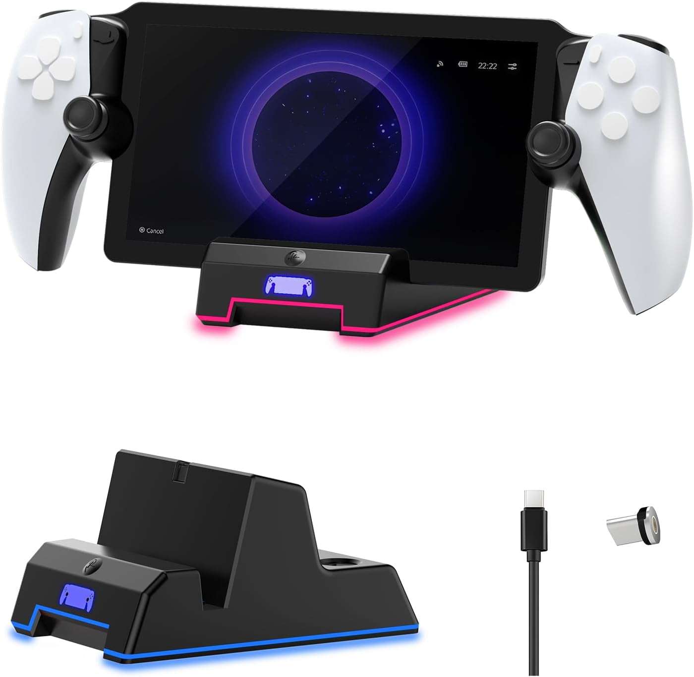Portable Charging Stand Comapatible with PS5 Portal Remote Player,PS ...