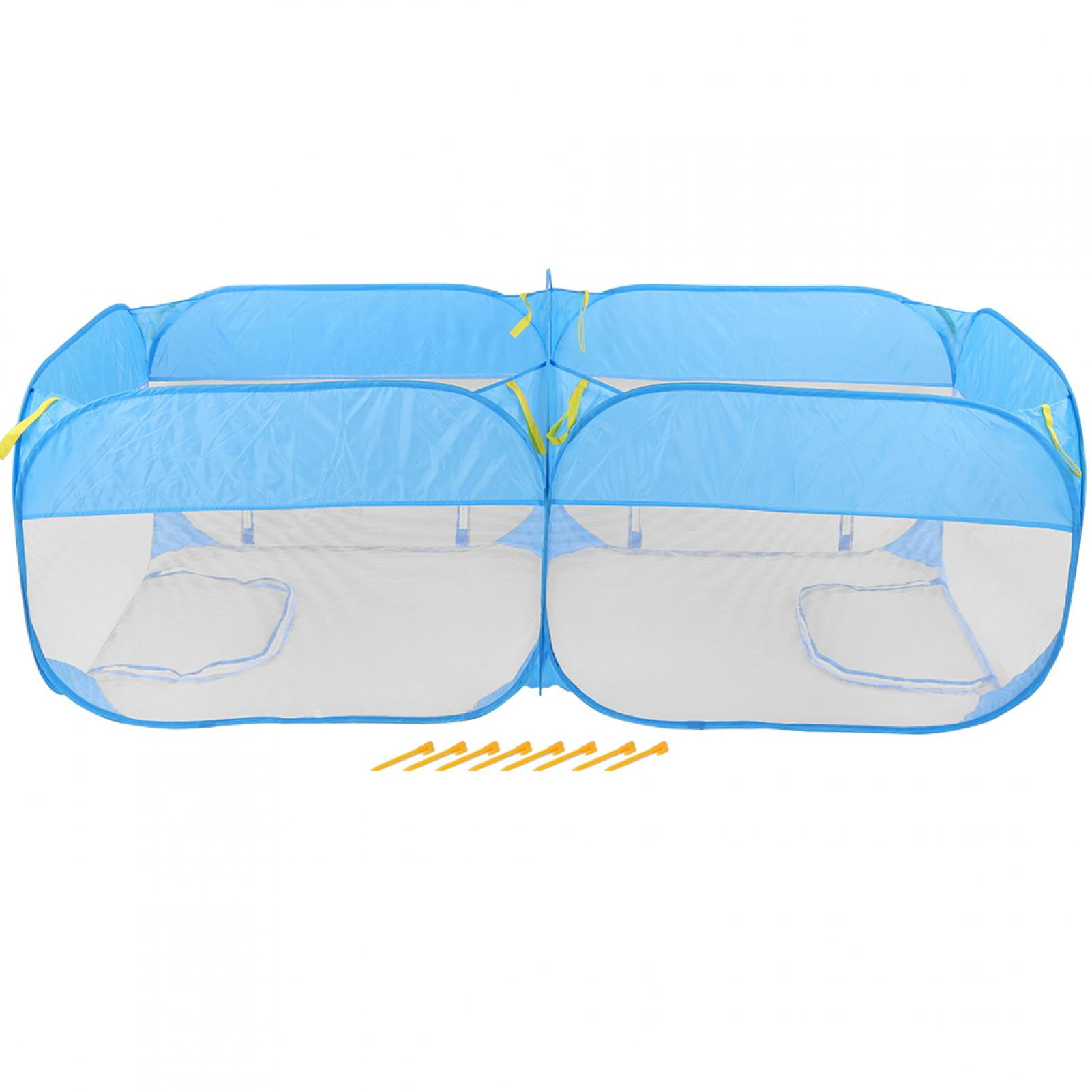 Portable Chicken Run Coop Foldable Small Animal Pen Outdoor Pet Fence ...