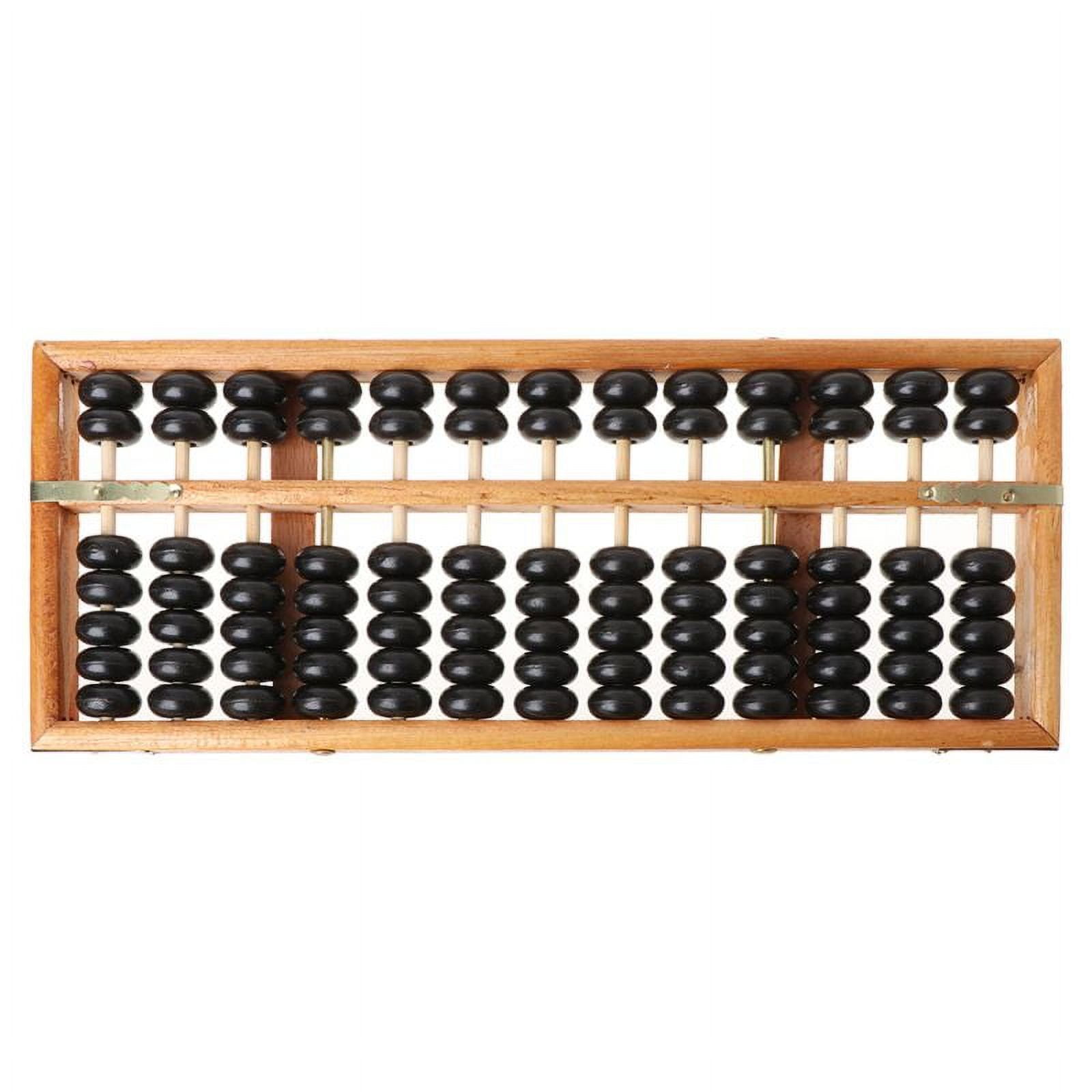 Portable Chinese 13 Digits Column Abacus Arithmetic Soroban Calculating ...