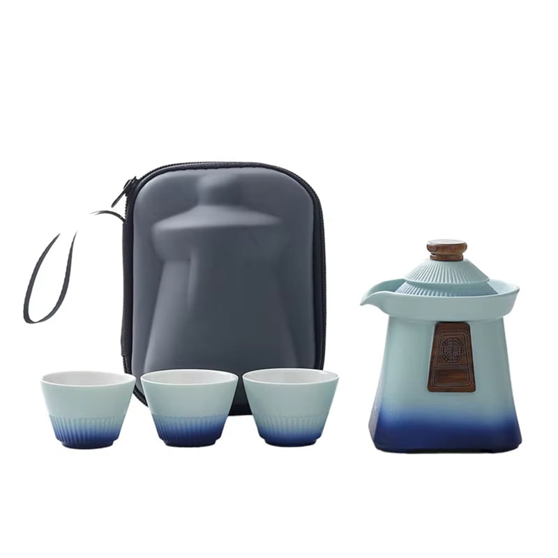 Portable Chinese Tea Set - Complete Travel Teaware Kit with Teapot ...