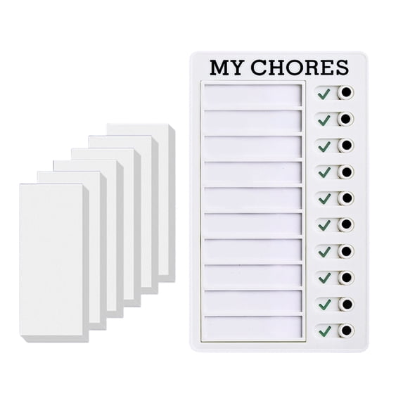 Portable Chore Chart for Kid, Child Chore Behavior Reward Chart Daily ...