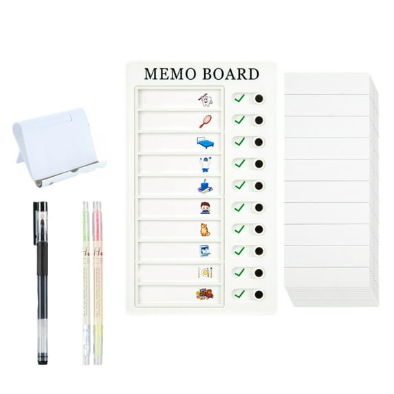 Portable Chore Chart for Kids, Portable Chore Chart Checklist Board ...