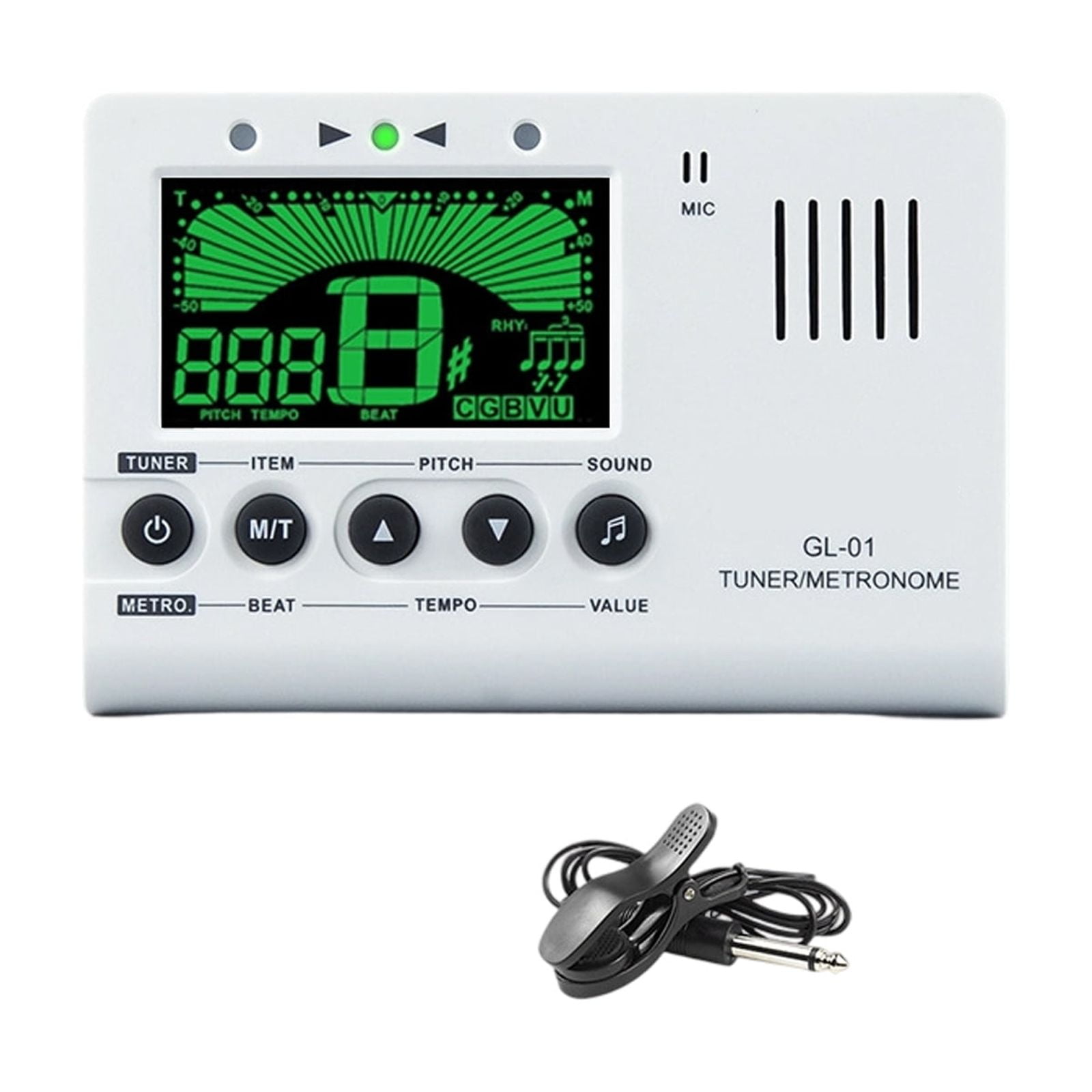 Portable Chromatic Tuner and Metronome for Musicians with Wide ...
