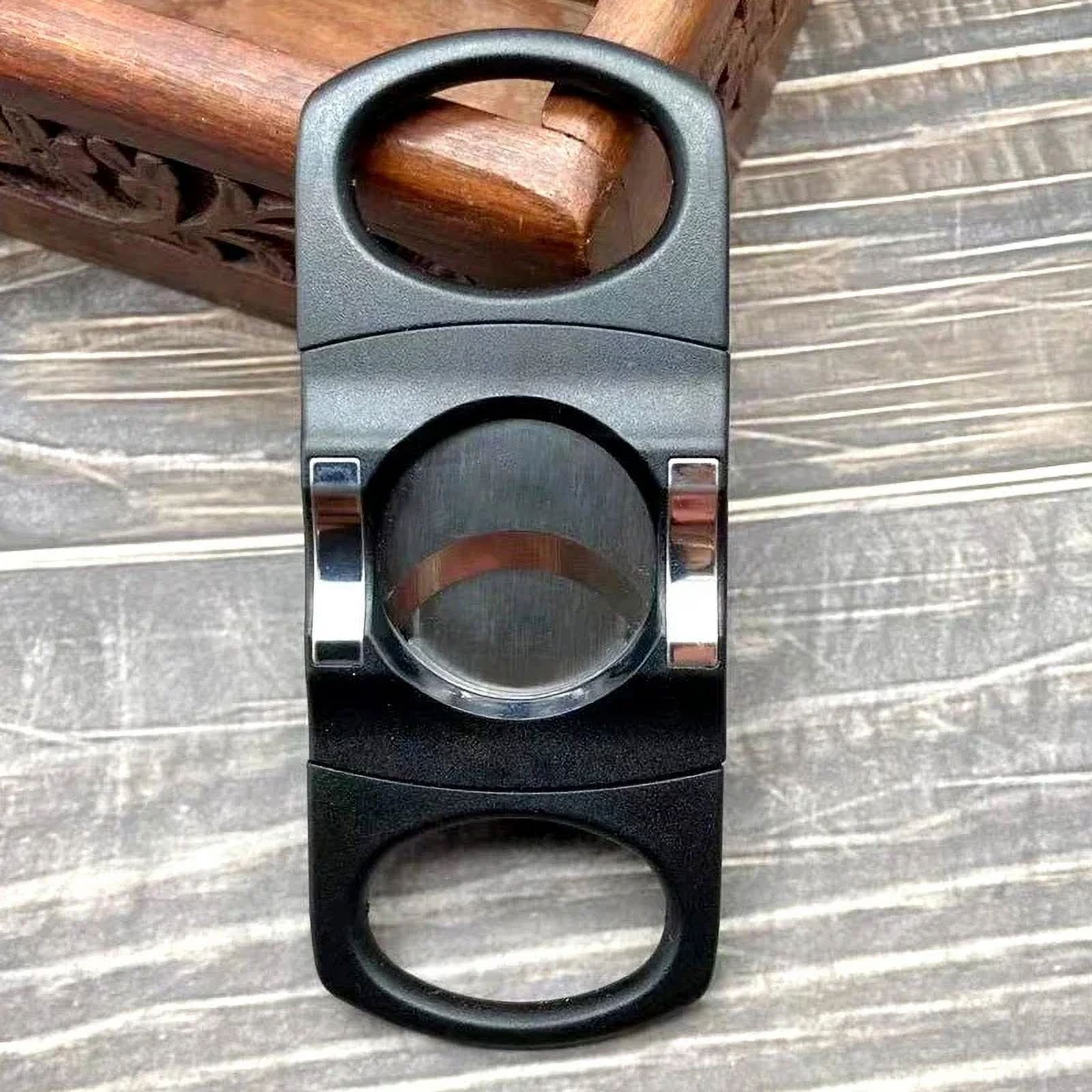 Portable Cigar Cutter 2 in 1 Cigar Stand Stainless Steel Cigar Punch ...
