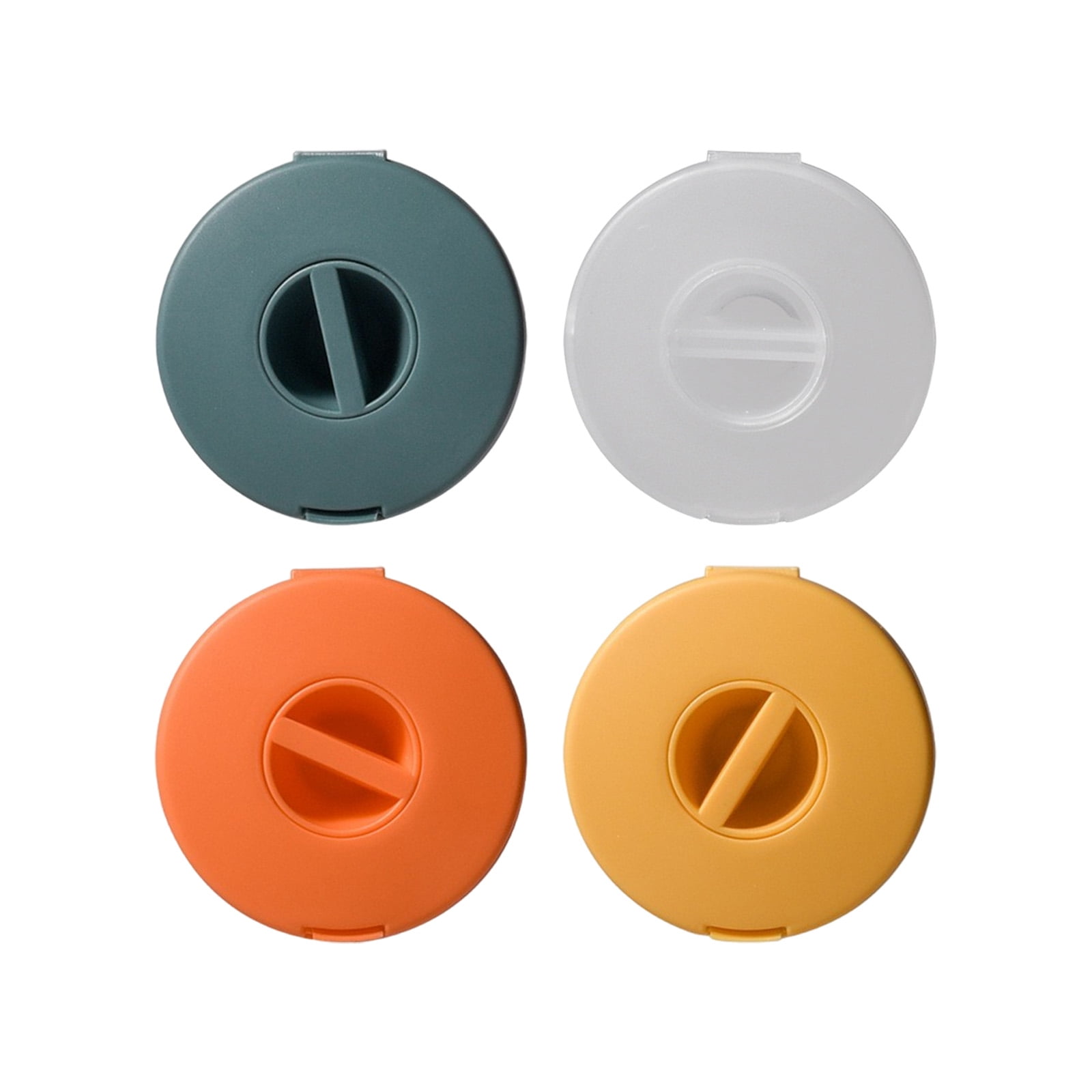 Portable Circular Cord Storage Box With Adjustable Clasps For Multiple ...