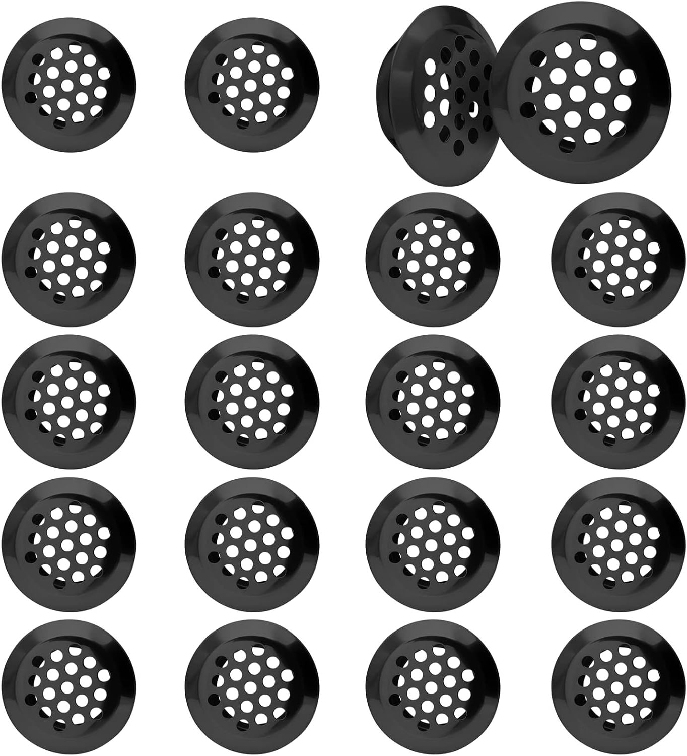 Portable Circular Soffit Vent,20Pcs Stainless Steel Round Air Vents,QZS ...