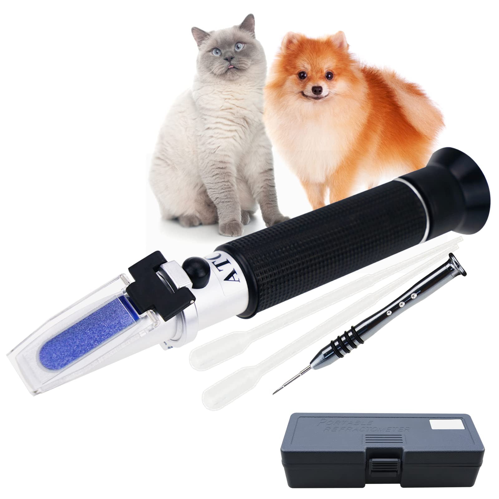 Portable Clinical Refractometer with ATC for Urine Specific Gravity RI ...