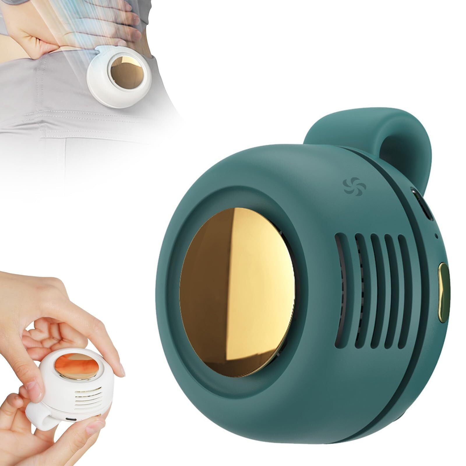 Portable Clip On Fan for Shirt, Mini Bladeless Portable Fan Clip On ...