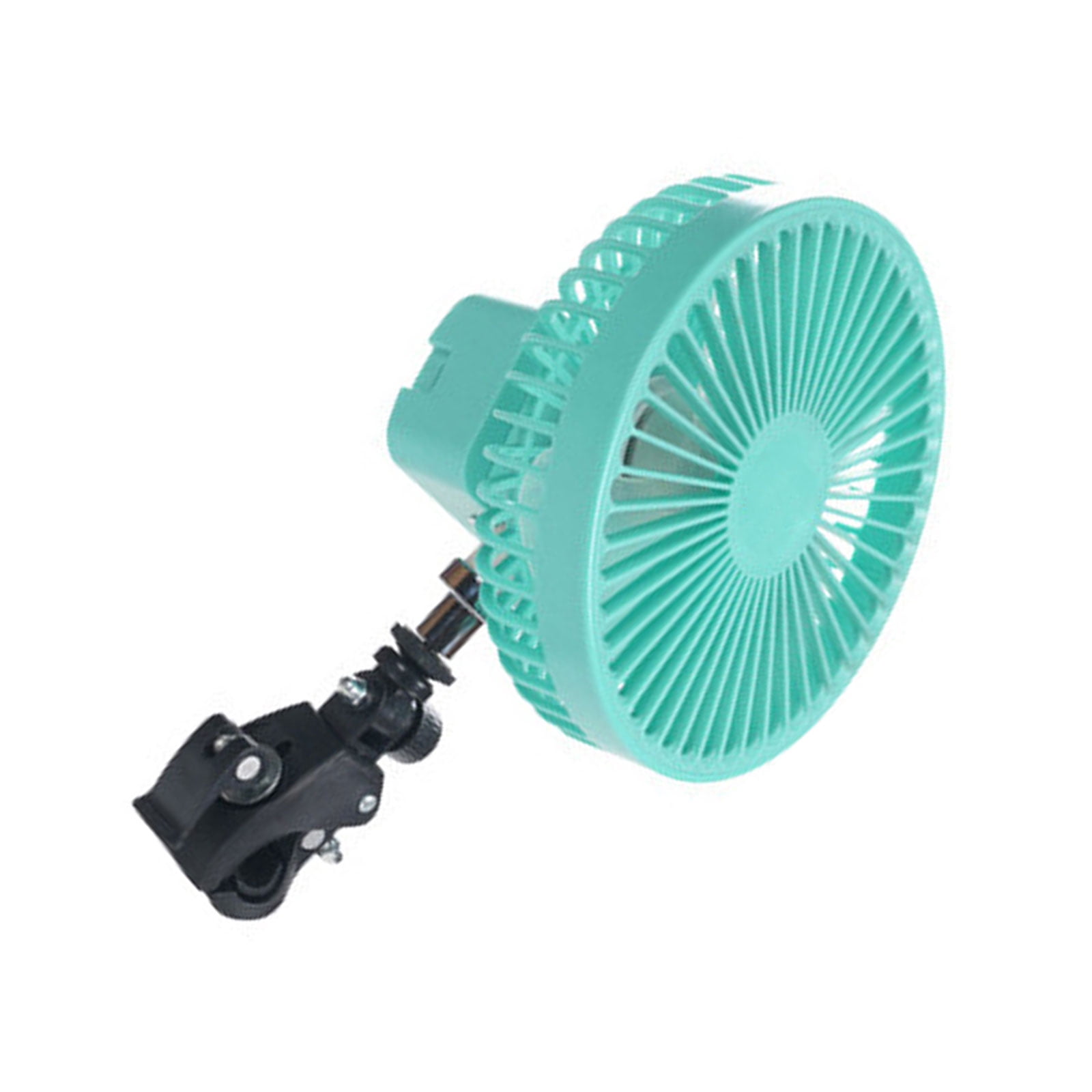 Portable Clips on Fan Operated Small Powerful USB Desk Fan 4 Speeds ...