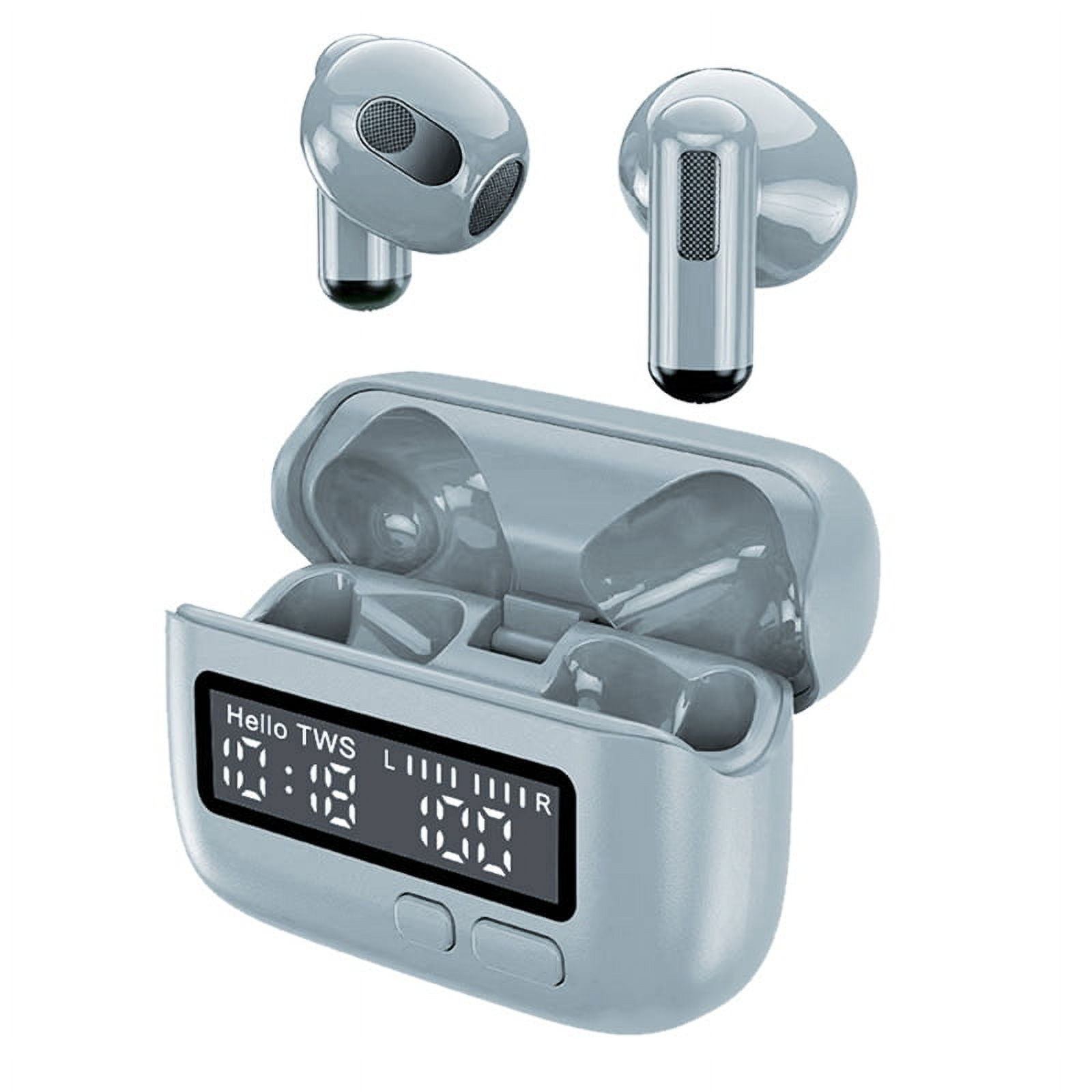 Portable Clock Wireless Bluetooth Earphones Semi in Ear Touch Gaming ...
