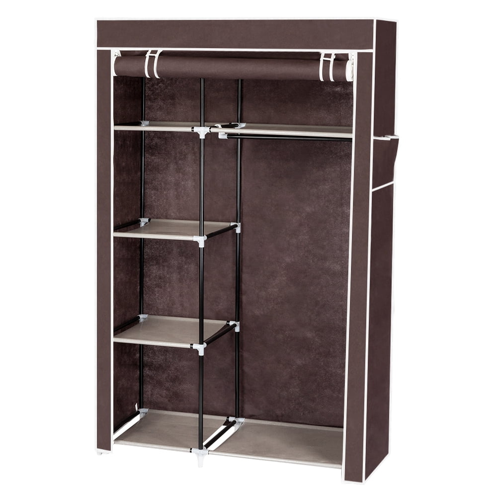 Portable Closet,DFITO 64-Inch Portable Wardrobe, Non-Woven Fabric ...