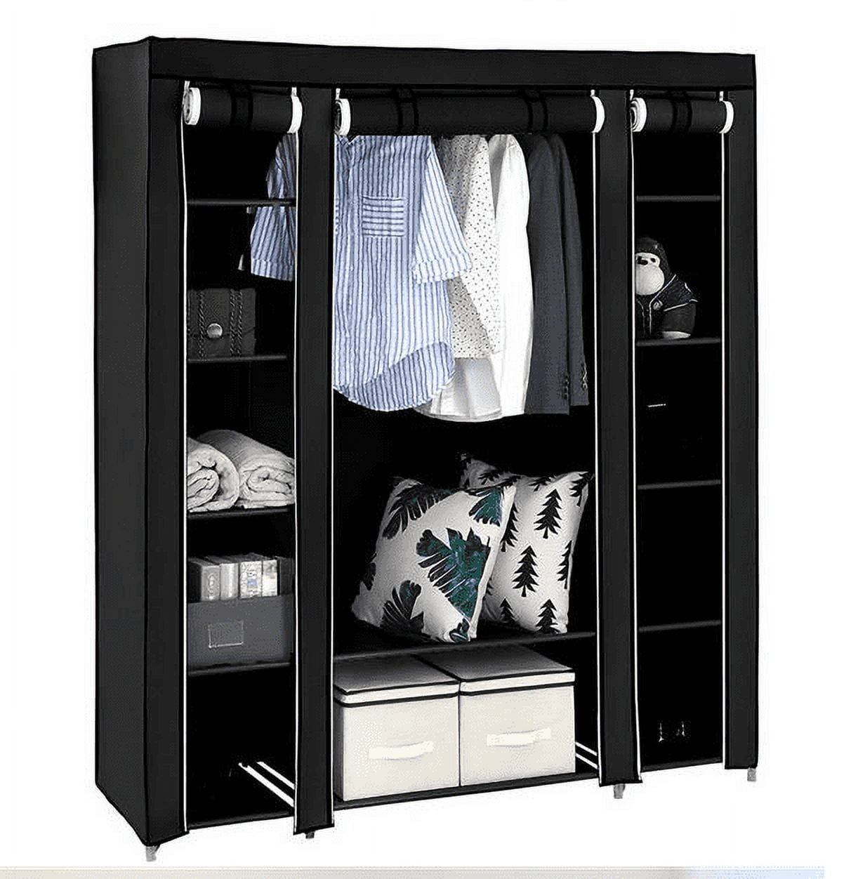 Portable Closet Wardrobe Storage Closet Clothes Portable Wardrobe ...