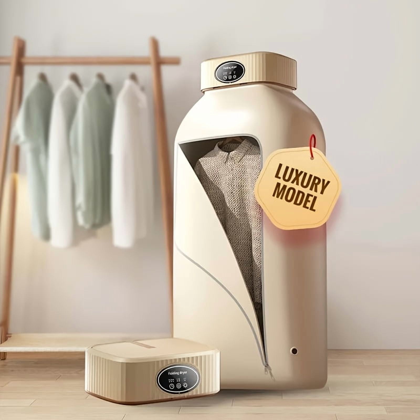 Portable Clothes Dryer, 2025 Compact Foldable Mini Dryer with Timer ...