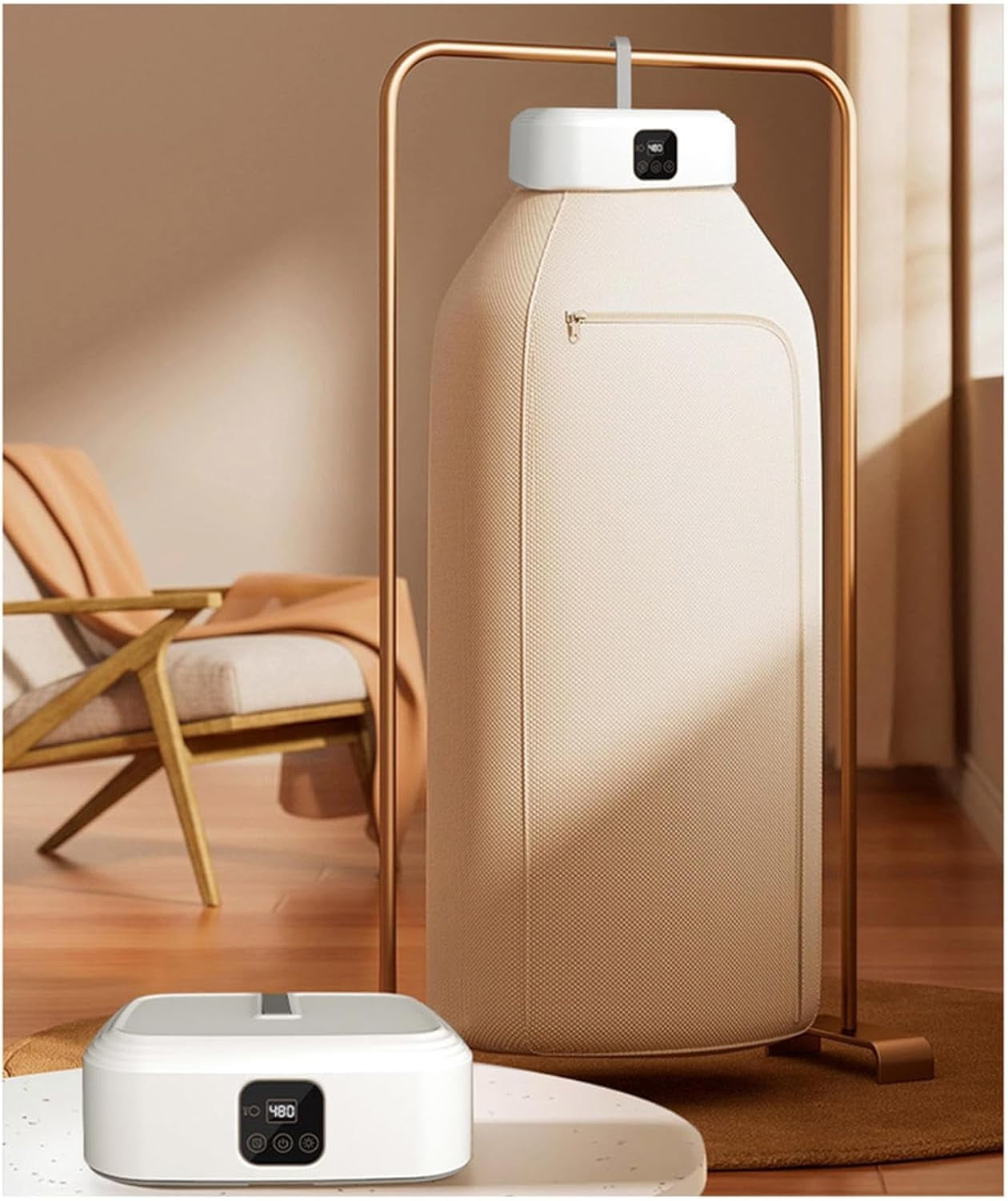 Portable Clothes Dryer 360° Full Hot Air Drying, Compact Dryer Hot Air ...