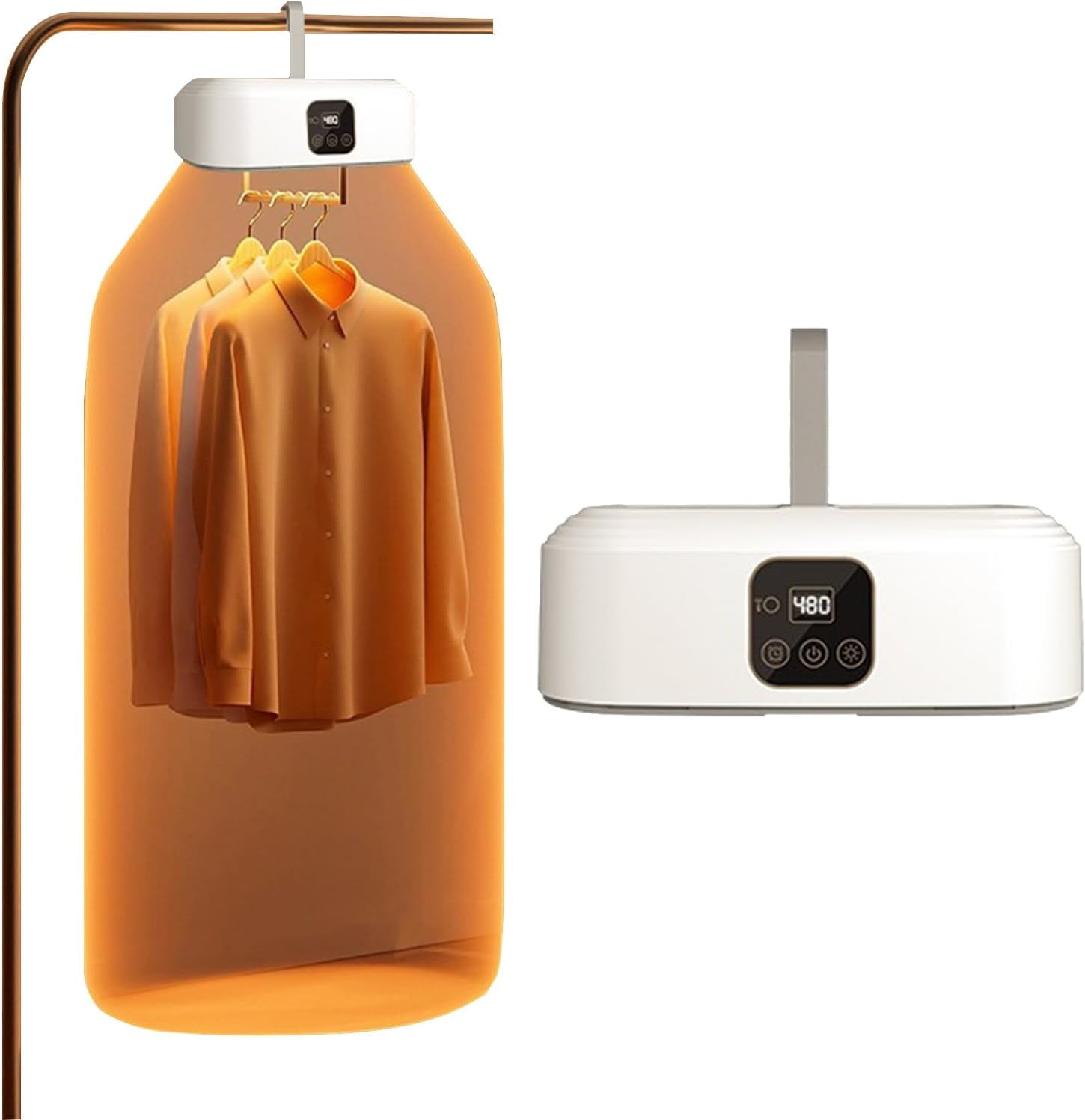 Portable Clothes Dryer - Quickly Drying, Heated Clothes Drying Rack ...