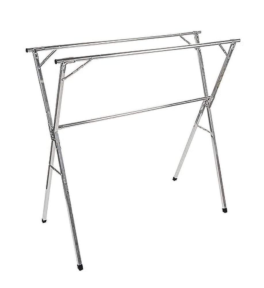 Camco 51339 Stainless Steel Portable Folding Clothes Drying Rack for RV ...