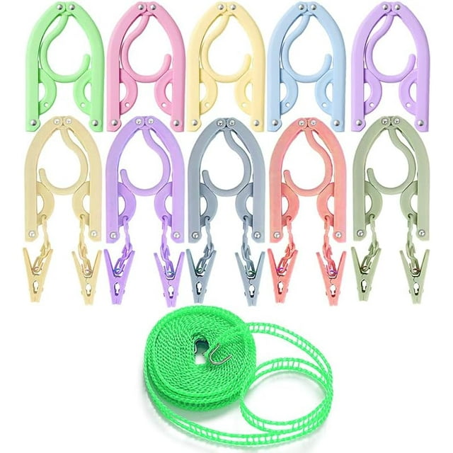 Portable Clothes Line Travel Washing Line, Non Slip Clothes Line ...