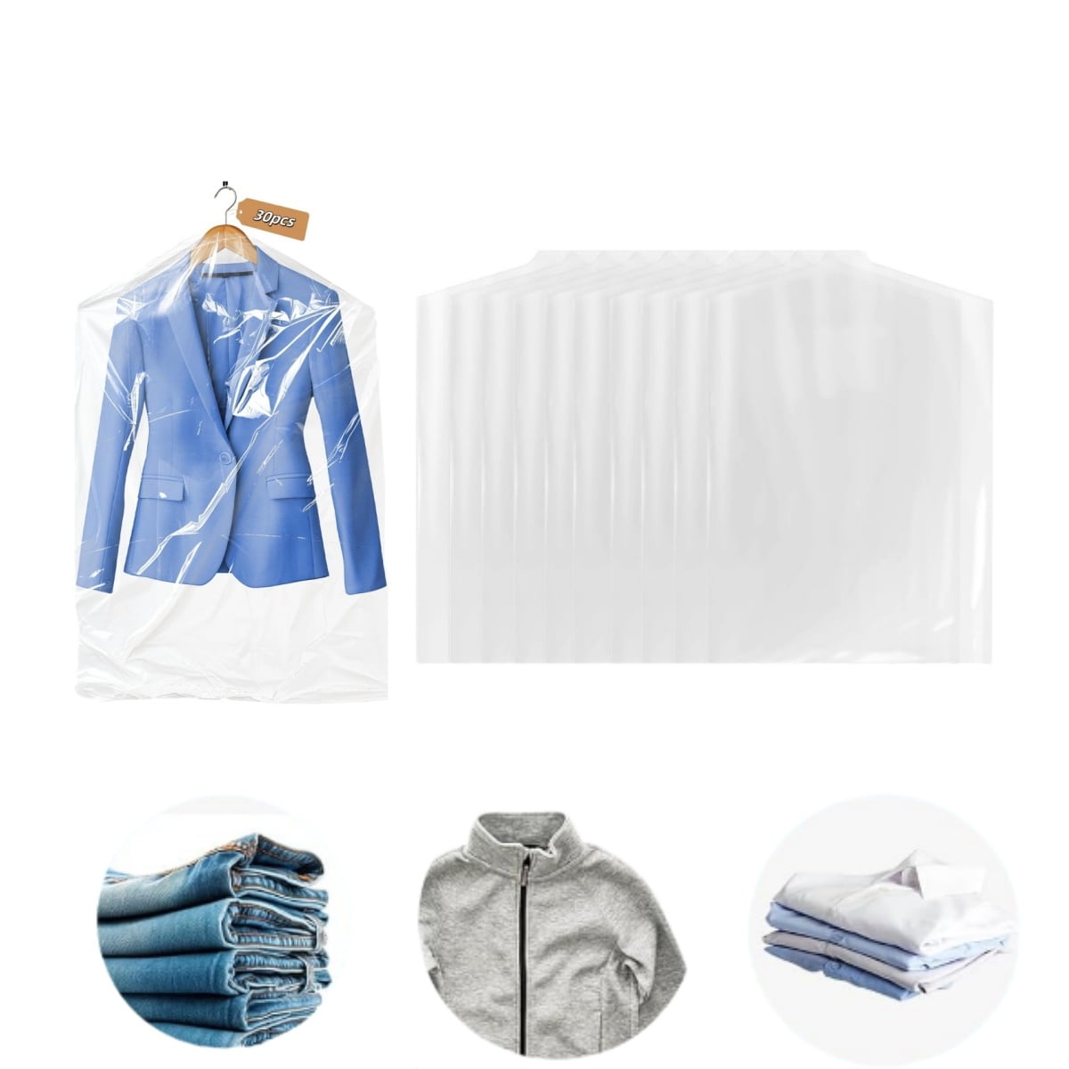 Portable Clothes Storage Covers,Yahome Garment Bags for Hanging Clothes ...