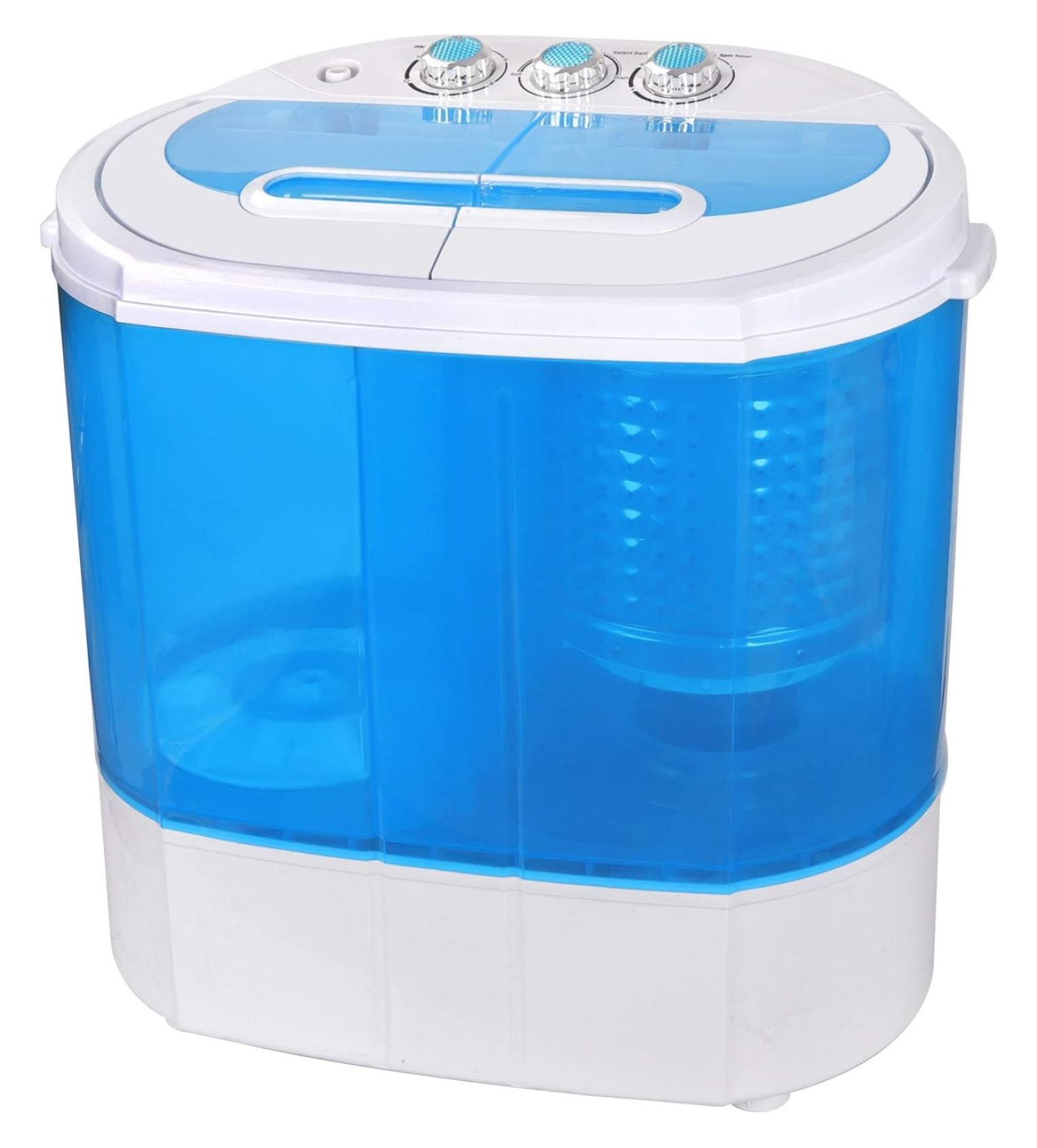 Portable Clothes Washing Machines with Drain Pipe, Mini Compact Tub ...