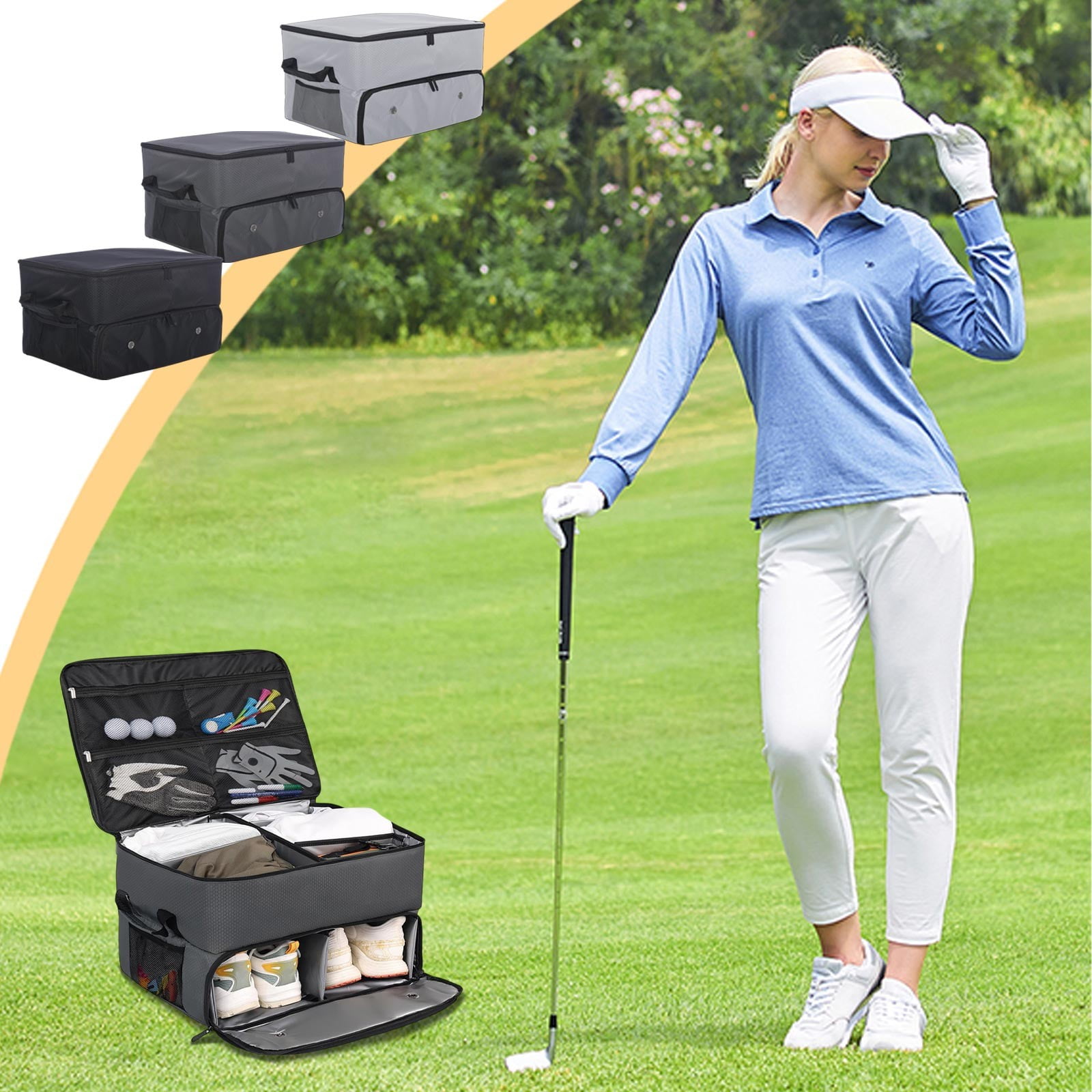 Portable Clothing Bag, Foldable Shoe Bag, Waterproof Fabric ...