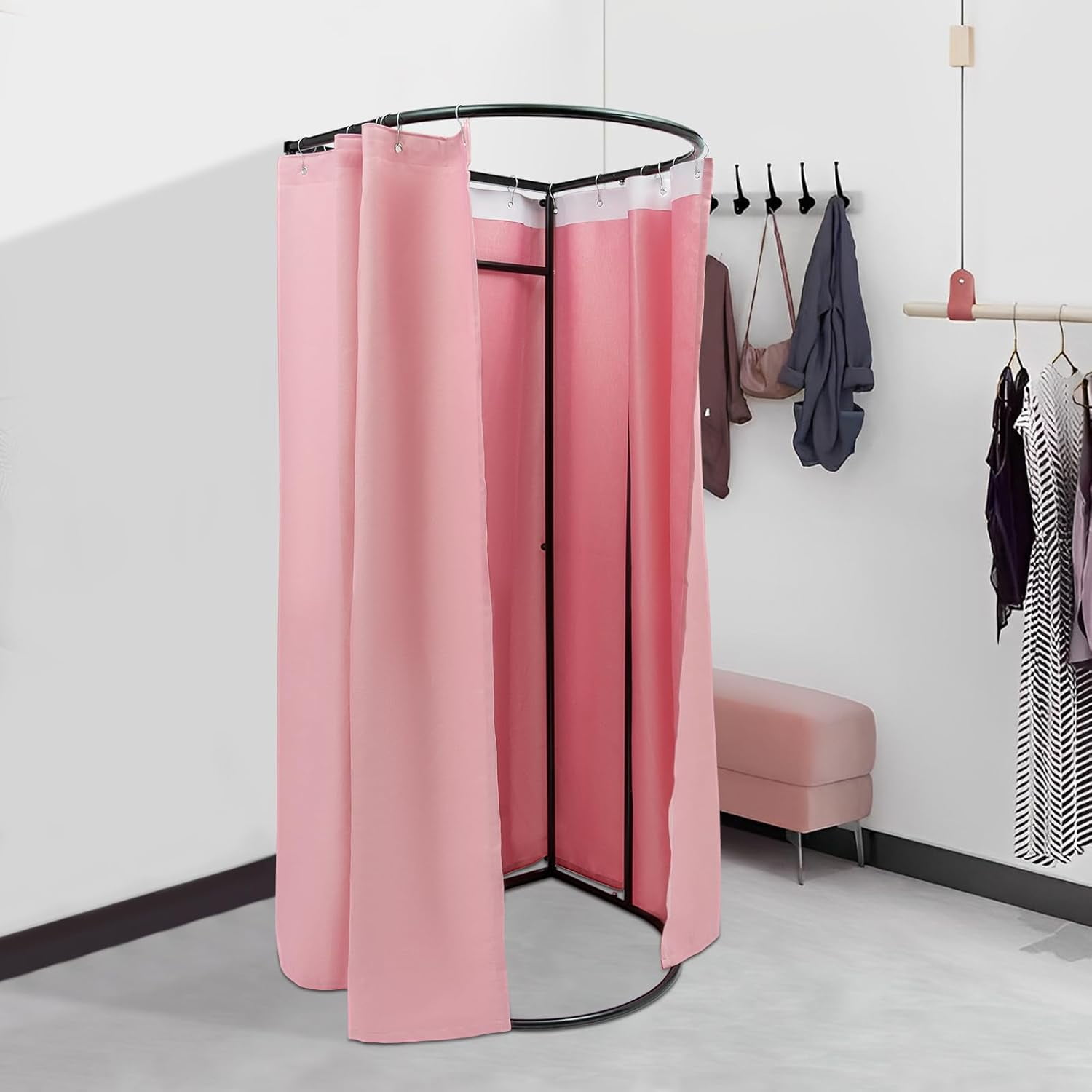 Portable Clothing Store Fitting Room, Changing Room with Shading ...