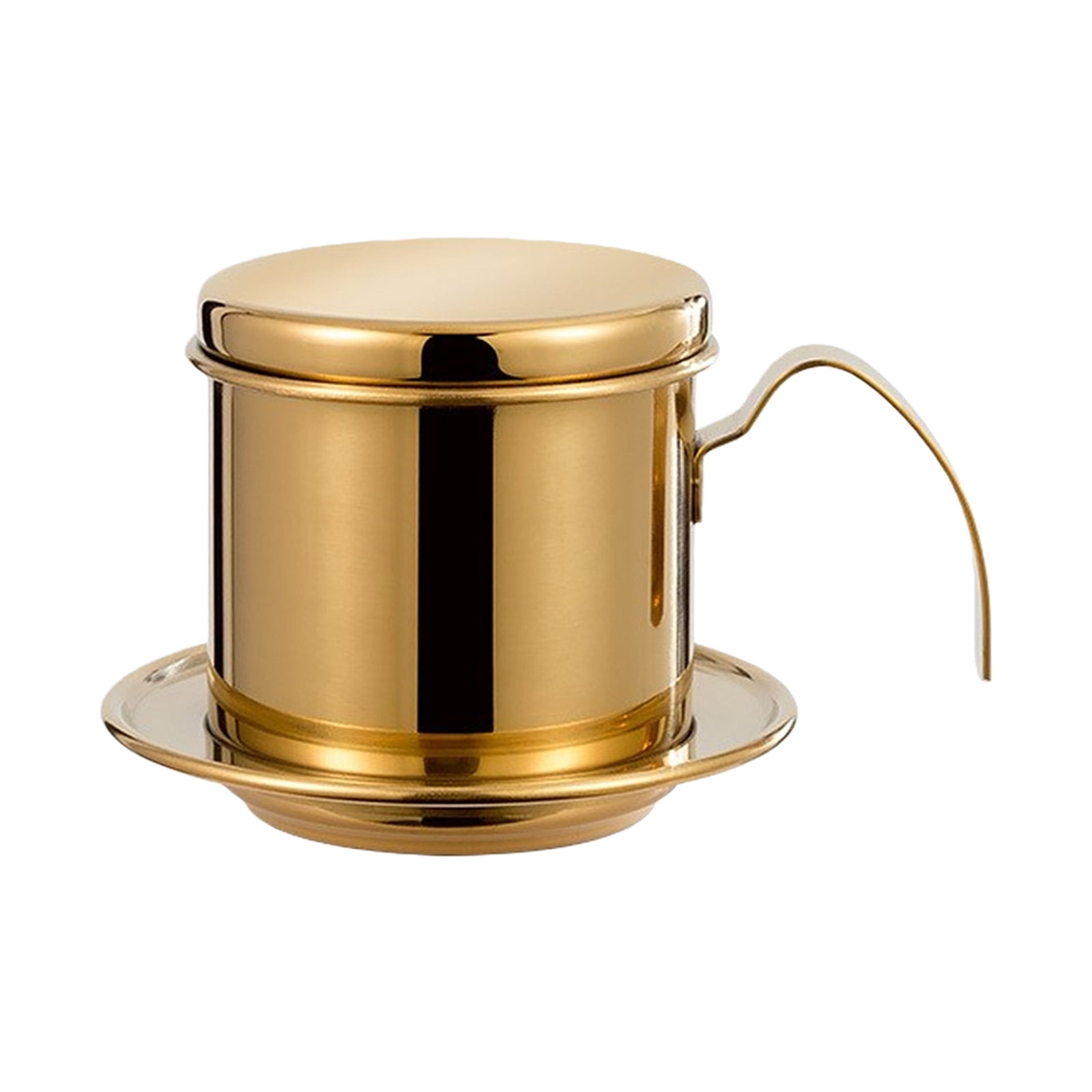 Portable Coffee Dripper With 304 Stainless Steel Meshes Quick Brewing ...