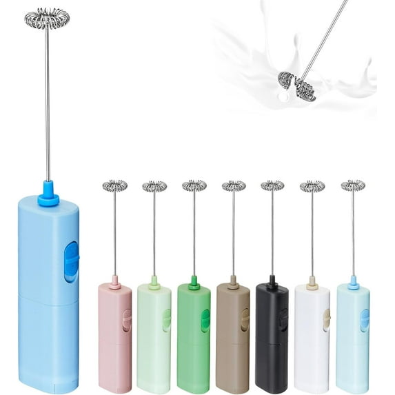 Portable Coffee Frother by , Battery Operated Electric Whisk, Mini Milk ...