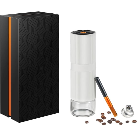 Portable Coffee , Handheld with Stainless Conical Burr, Adjustable ...