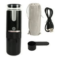 Tebru Portable Coffee Machine, 1200mAh Rechargeable Battery, 2 in 1 ...