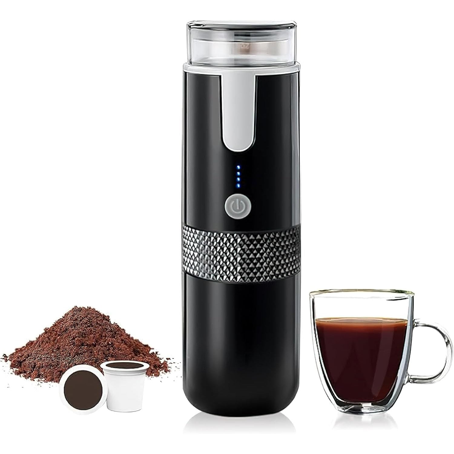 Portable Coffee Machine Electric Espresso Maker USB Rechargeable Coffee ...