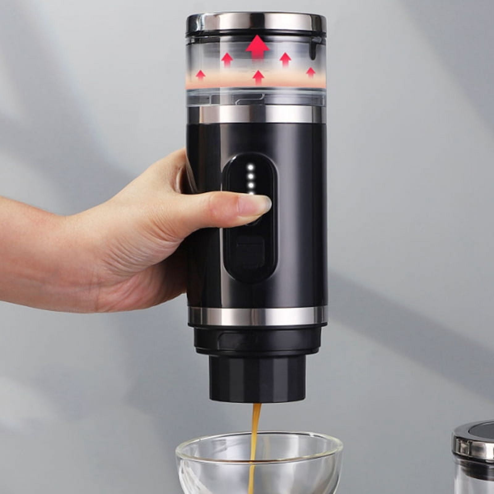 Portable Coffee Maker Electric Espresso Machine High-Capacity (80ml ...