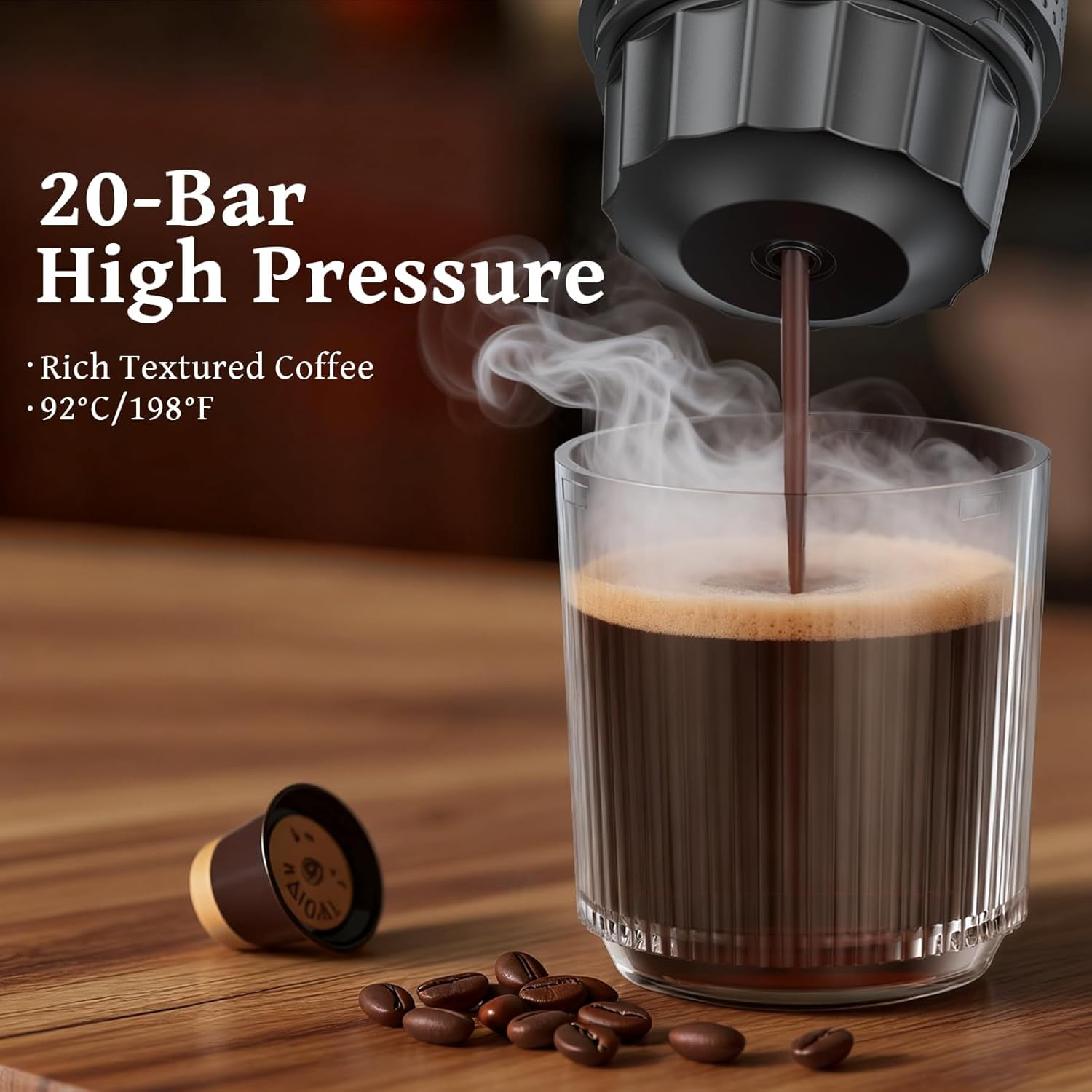 Portable Coffee Maker Espresso Machine, Travel Espresso Maker, Cafetera ...