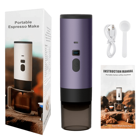 Portable Coffee Maker, Portable Espresso Machine, Wireless Travel ...