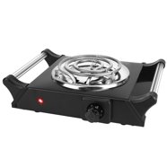 HomeCraft HCDB15BK Double Burner Hot Plate - Walmart.com