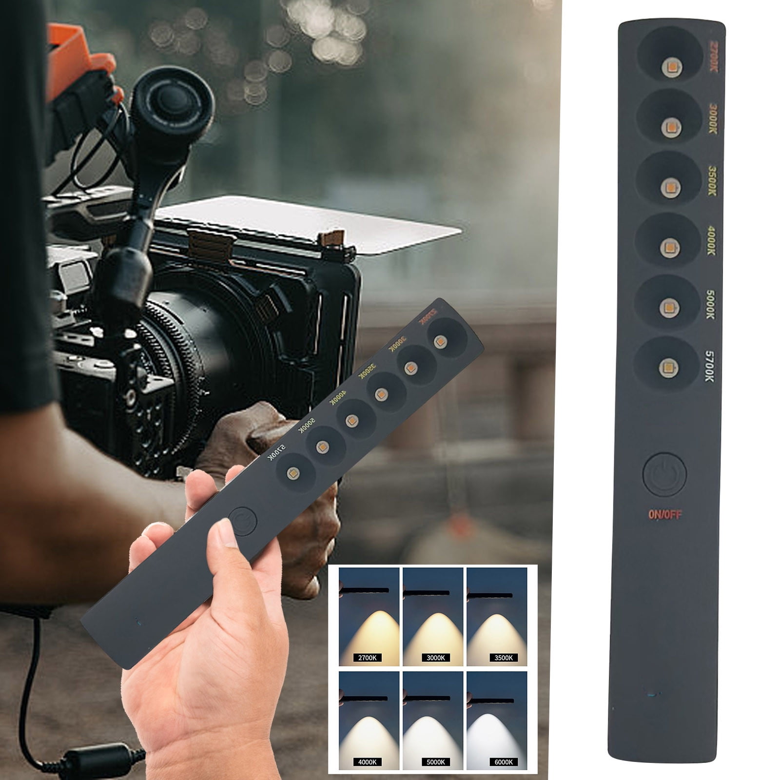 Portable Color Temperature Lamp Stick,adjustable Color Temperature Led ...