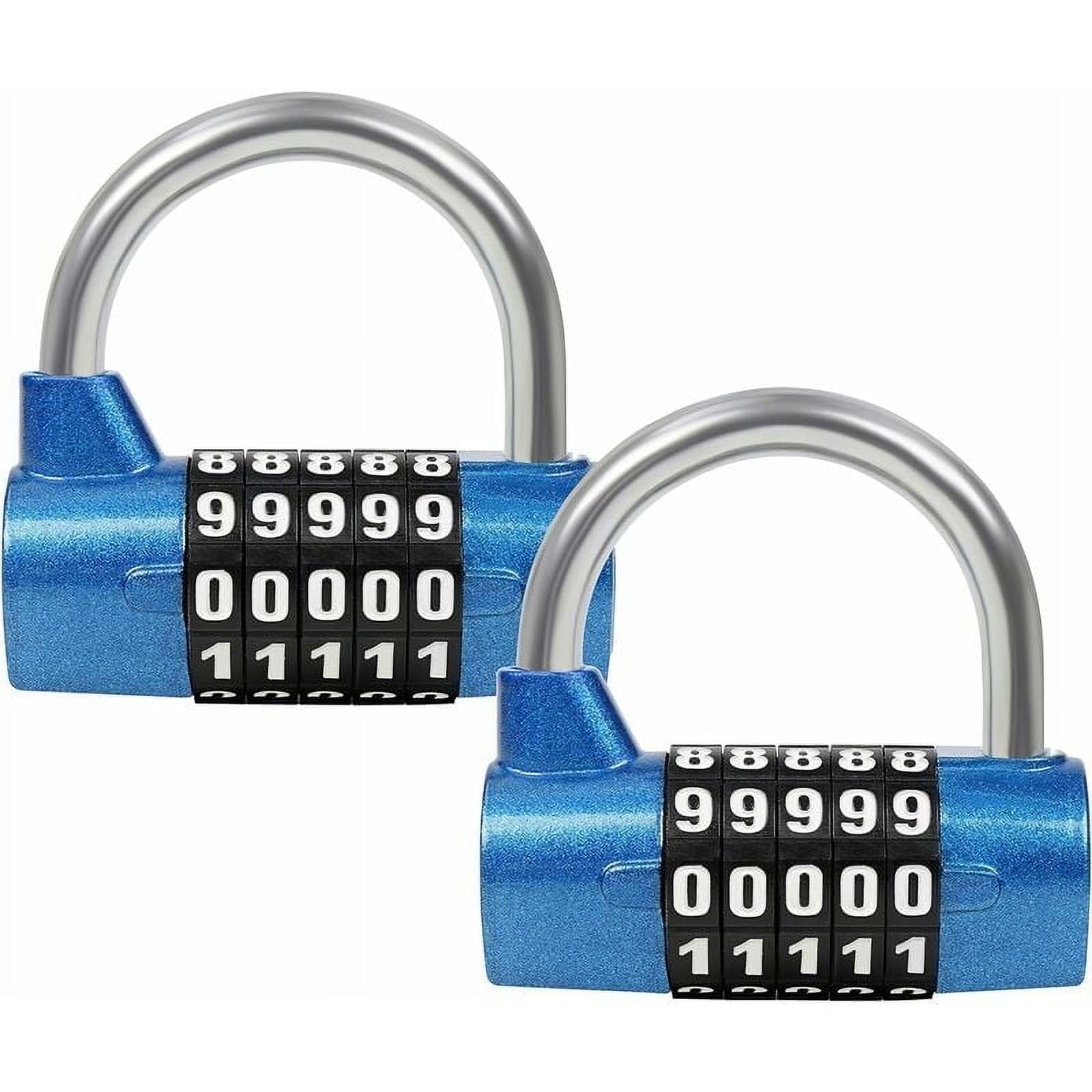 Sturdy Security Padlock, Portable Combination Padlock For Gym, Work And ...