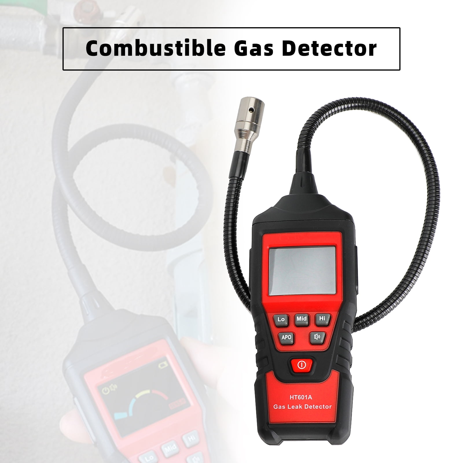 Portable Combustible Natural Gas Propane Leak Detector LCD Tester ...