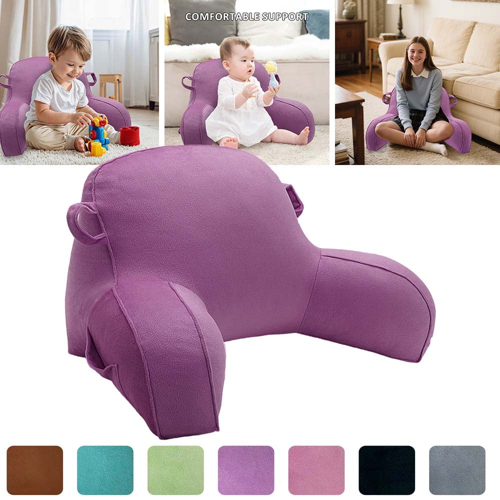 Portable Comfy Reading Pillows for Sitting in Bed, Back Support Pillow ...