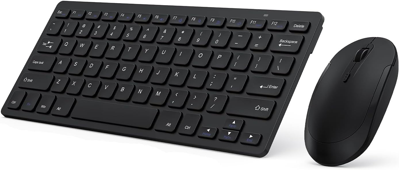& Portable: Compact wireless keyboard with simple style and space ...