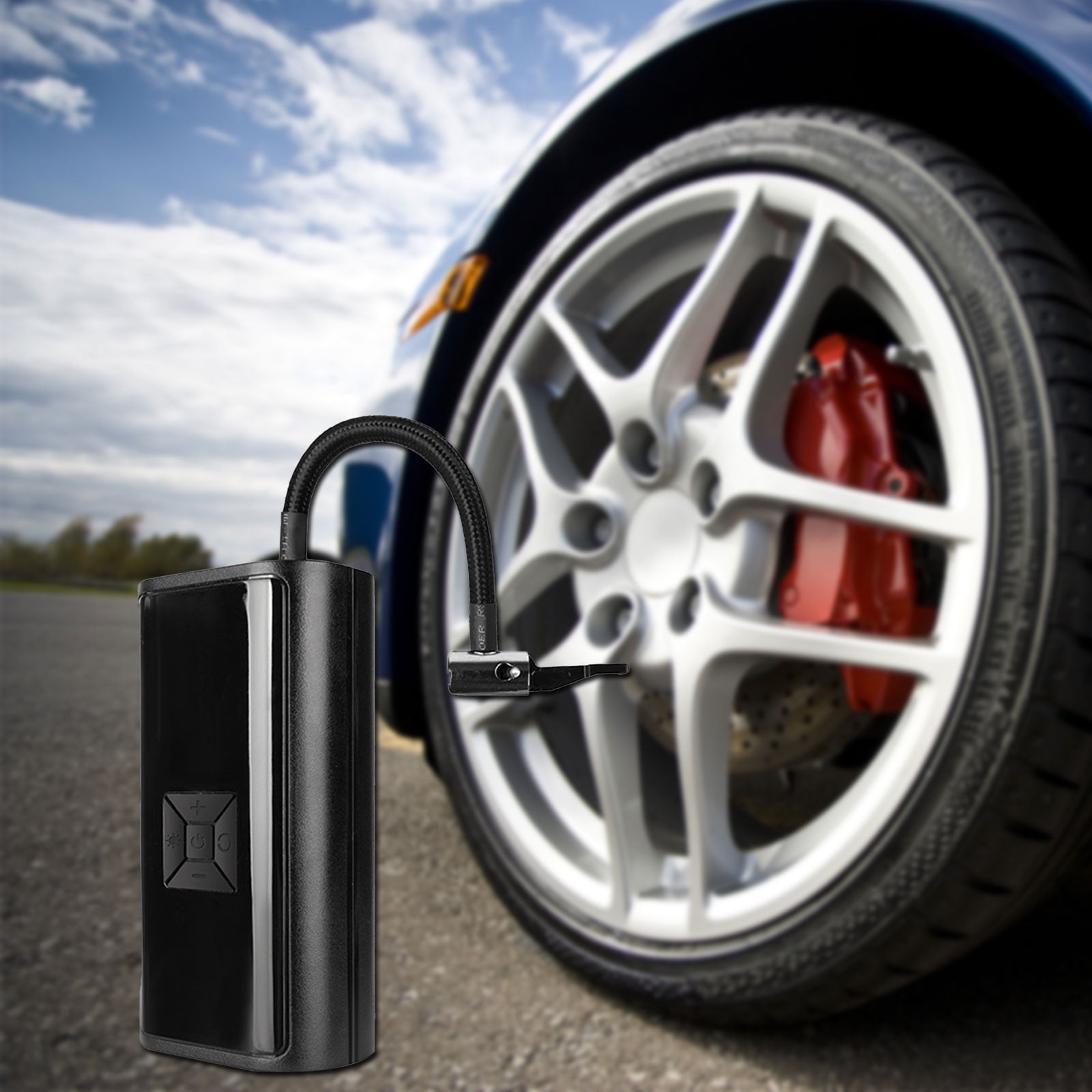 Portable Compressor Tire Inflator 150 Psi Electric Pump For Car Tires ...