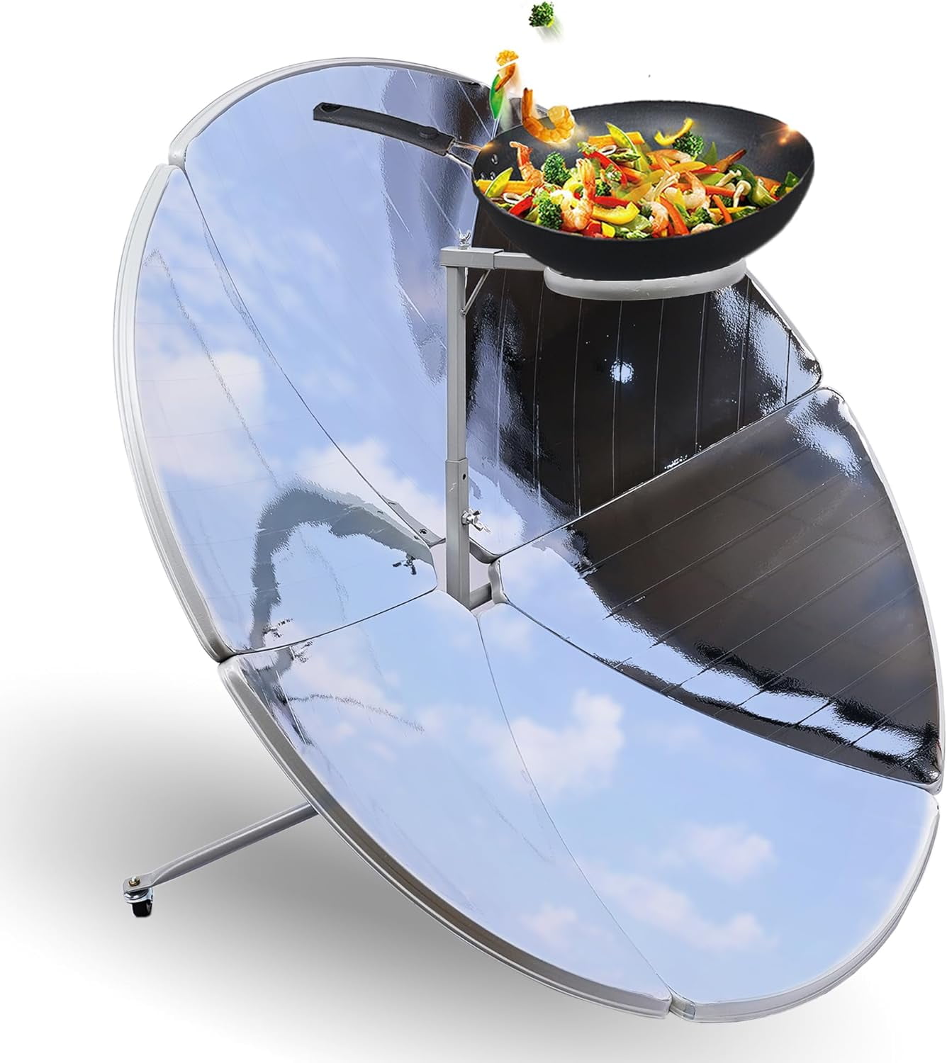 Portable Concentrating Solar Cooker 1000-1500w Thermal Power Camping ...