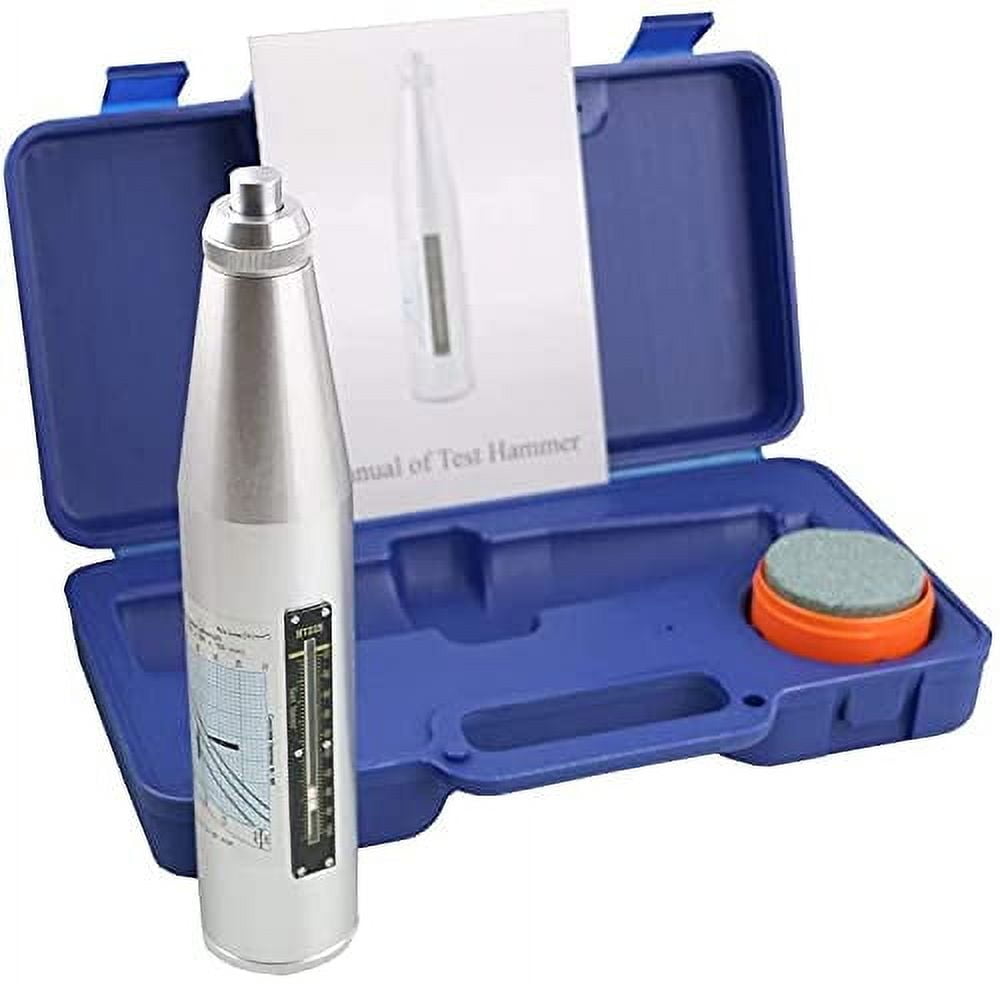 Portable Concrete Rebound Hammer Tester Resiliometer Test Tools for ...