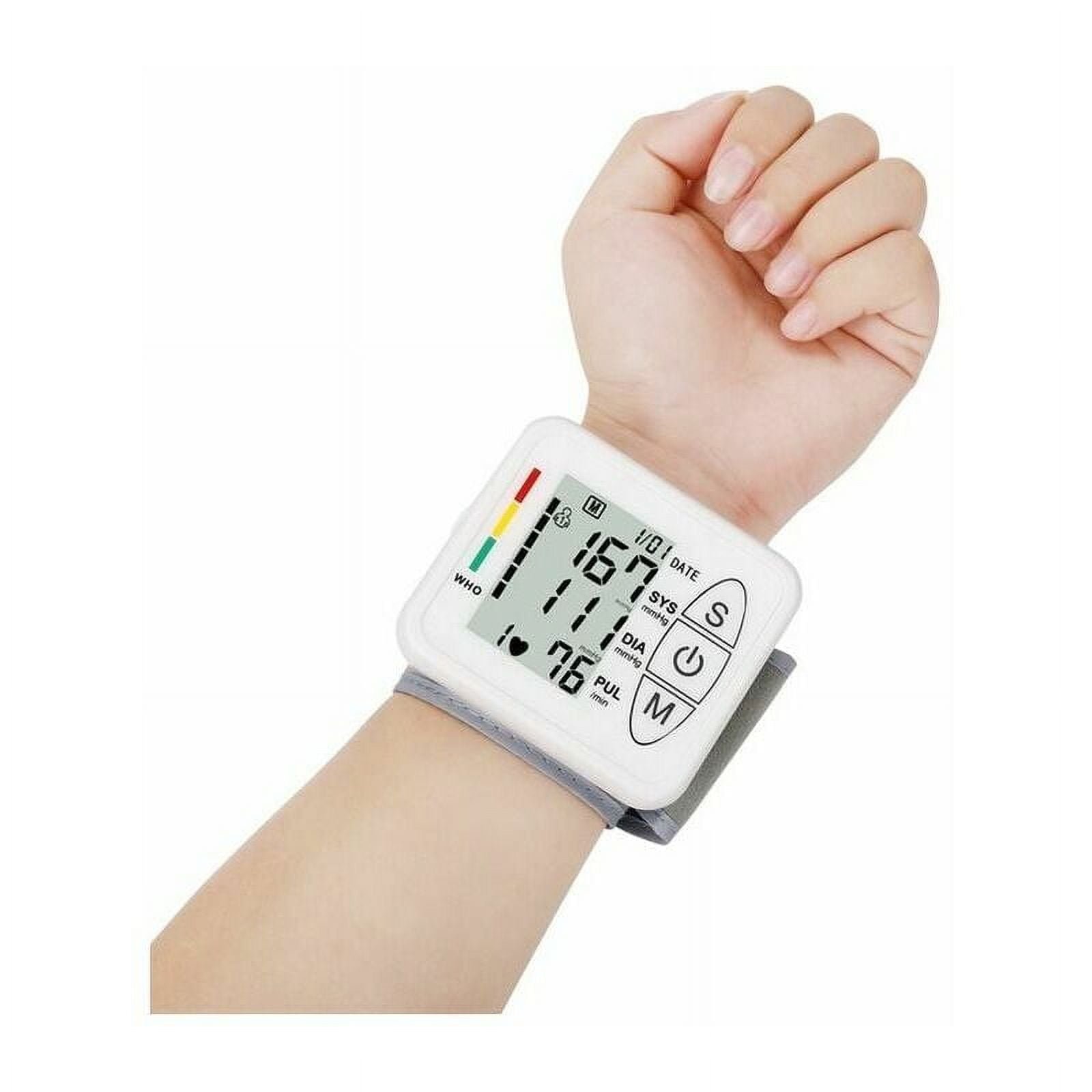 Portable And Convenient Upper Arm Blood Pressure Monitor, Battery ...